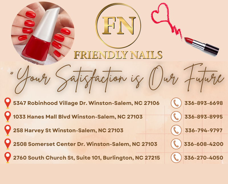 Friendly Nails | Nail salon in Winston-Salem NC 27106